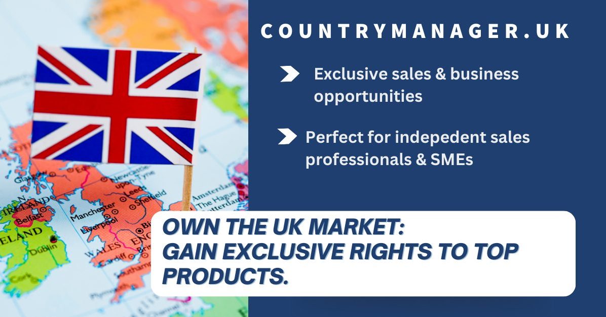Country Manager | Unlock Exclusive Sales Territories with Unique ...